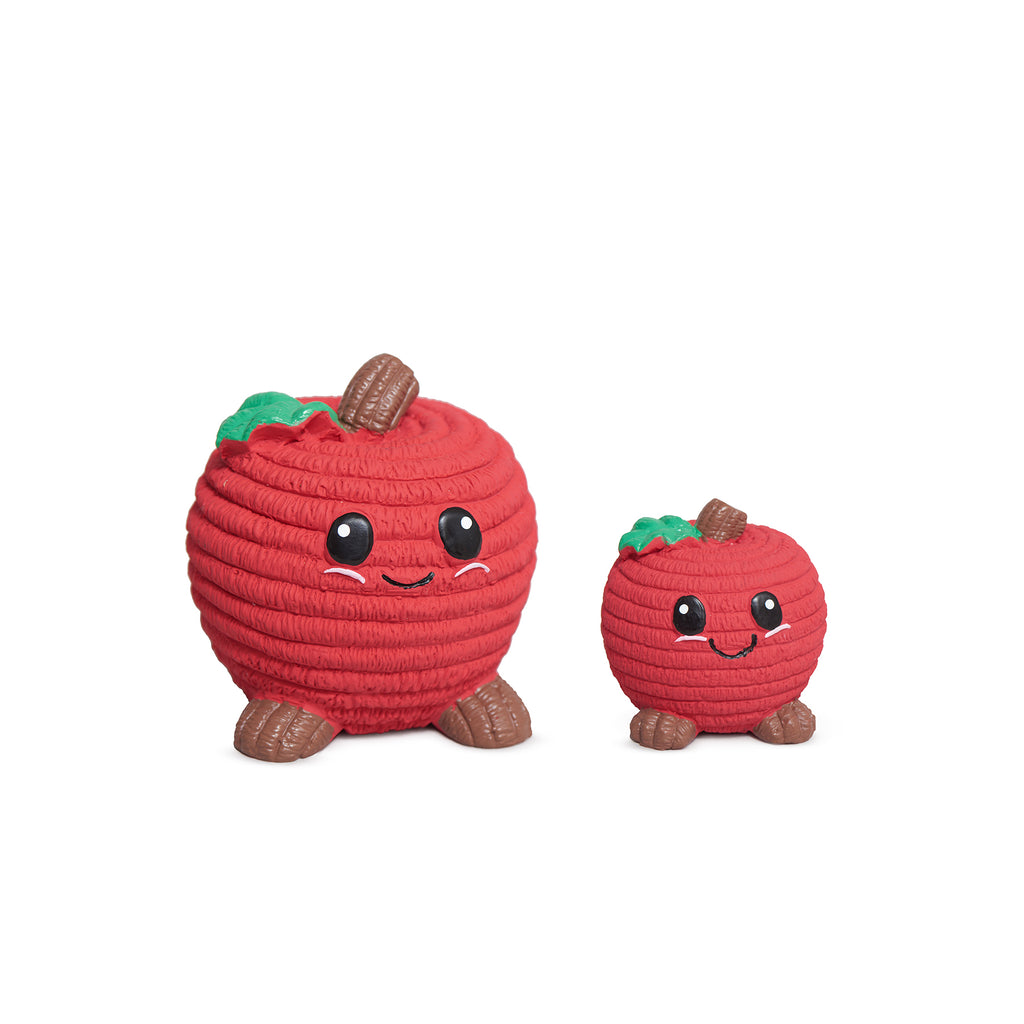 Sweet Cheeks Foodies Apple Ruff-Tex® Latex Ball Dog Toy – HuggleHounds