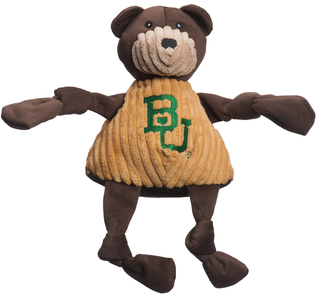 NCAA Baylor University, Bruiser the Bear Knottie® Plush Dog Toy ...