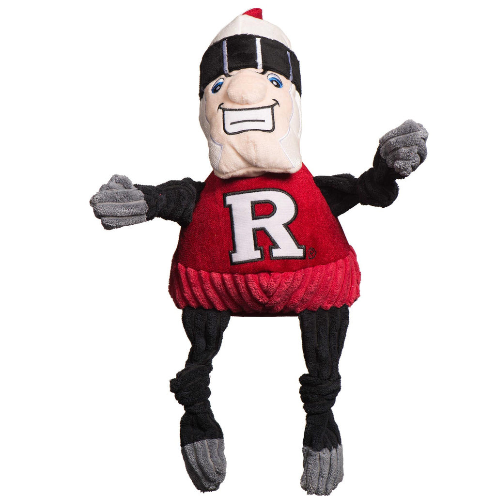 NCAA Rutgers University, Scarlet Knight Knottie® Plush Dog Toy ...