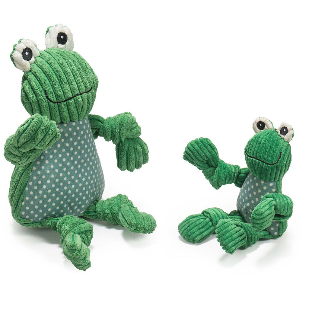 Fergie Frog Knottie® Plush Dog Toy – HuggleHounds